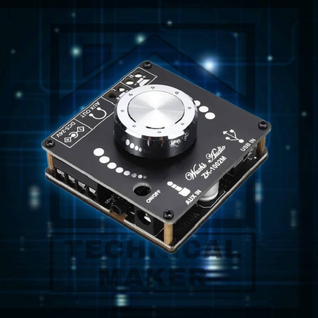 ZK-MT21 2.1 Channel Bluetooth Digital Amplifier Board – 50W x 2 + 100W ...